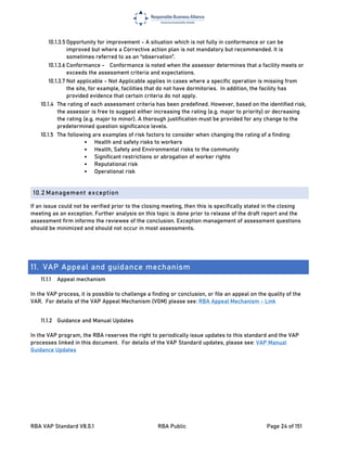 RBA-VAP-Standard Responsible Business Alliance Code of Conduct v8.0 | PDF