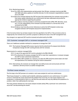 RBA-VAP-Standard Responsible Business Alliance Code of Conduct v8.0 | PDF