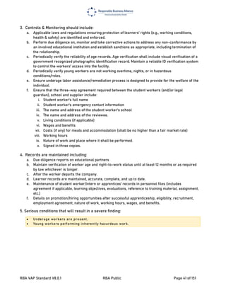 RBA-VAP-Standard Responsible Business Alliance Code of Conduct v8.0 | PDF