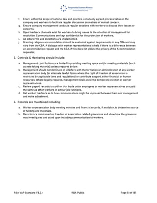 RBA-VAP-Standard Responsible Business Alliance Code of Conduct v8.0 | PDF