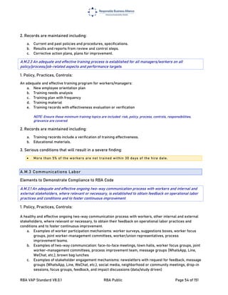 RBA-VAP-Standard Responsible Business Alliance Code of Conduct v8.0 | PDF