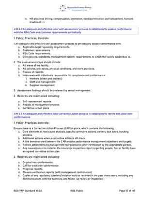 RBA-VAP-Standard Responsible Business Alliance Code of Conduct v8.0 | PDF