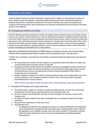 RBA-VAP-Standard Responsible Business Alliance Code of Conduct v8.0 | PDF