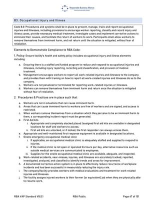 RBA-VAP-Standard Responsible Business Alliance Code of Conduct v8.0 | PDF