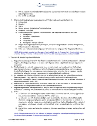 RBA-VAP-Standard Responsible Business Alliance Code of Conduct v8.0 | PDF