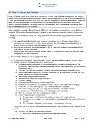 RBA-VAP-Standard Responsible Business Alliance Code of Conduct v8.0 | PDF