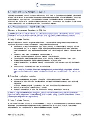 RBA-VAP-Standard Responsible Business Alliance Code of Conduct v8.0 | PDF