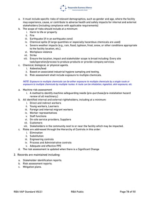 RBA-VAP-Standard Responsible Business Alliance Code of Conduct v8.0 | PDF