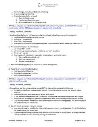 RBA-VAP-Standard Responsible Business Alliance Code of Conduct v8.0 | PDF
