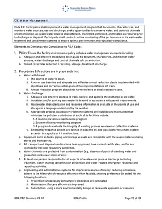 RBA-VAP-Standard Responsible Business Alliance Code of Conduct v8.0 | PDF