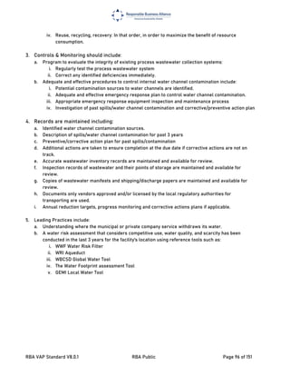 RBA-VAP-Standard Responsible Business Alliance Code of Conduct v8.0 | PDF