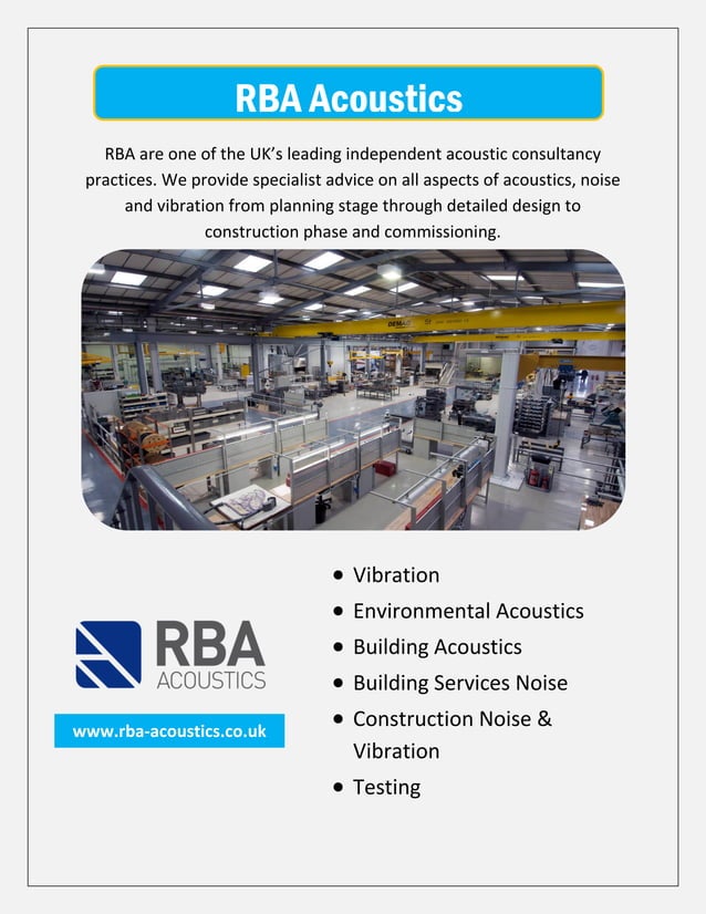 RBA Acoustics | PDF
