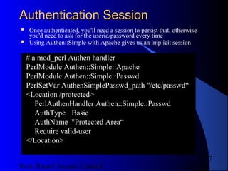 Role based access control | PPT