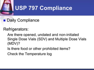 R Bays USP 797 Compliance | PDF
