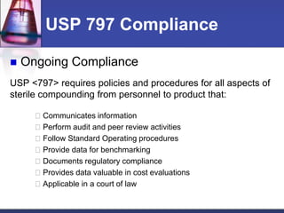 R Bays USP 797 Compliance | PDF | Pharmaceutical Industry | Industries