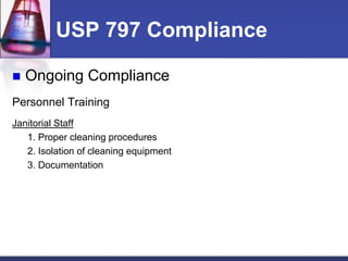 R Bays USP 797 Compliance | PDF | Pharmaceutical Industry | Industries