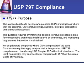 R Bays USP 797 Compliance | PDF | Pharmaceutical Industry | Industries