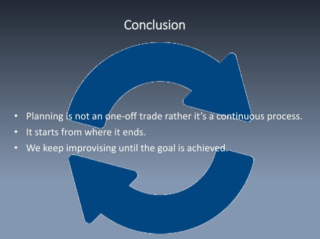 Steps in Planning Process | PPTX | Business | Business and Finance