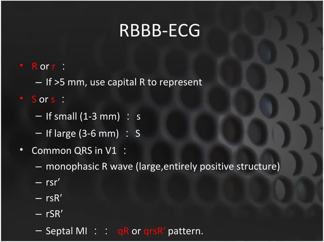 RBBB with STEMI | PPT