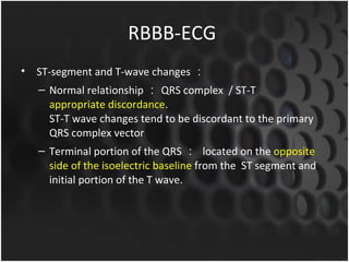 RBBB with STEMI | PPT
