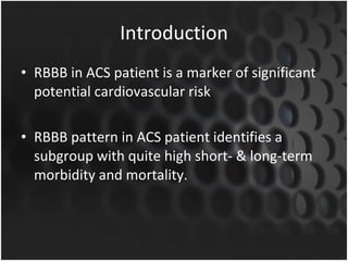 RBBB with STEMI | PPT
