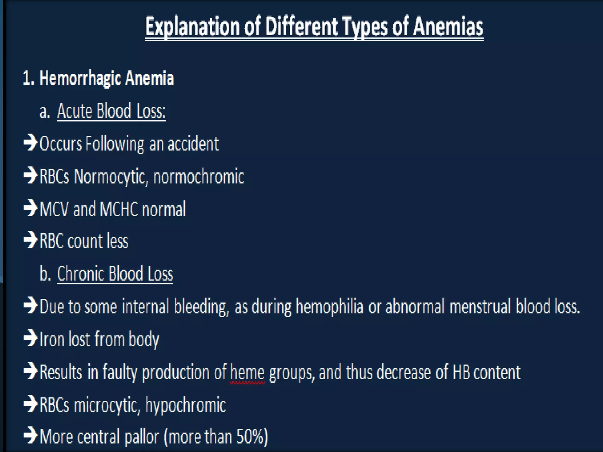 RBC Indices and Their Role in Differential Diagnosis of different types of Anemias: A Review | PPTX