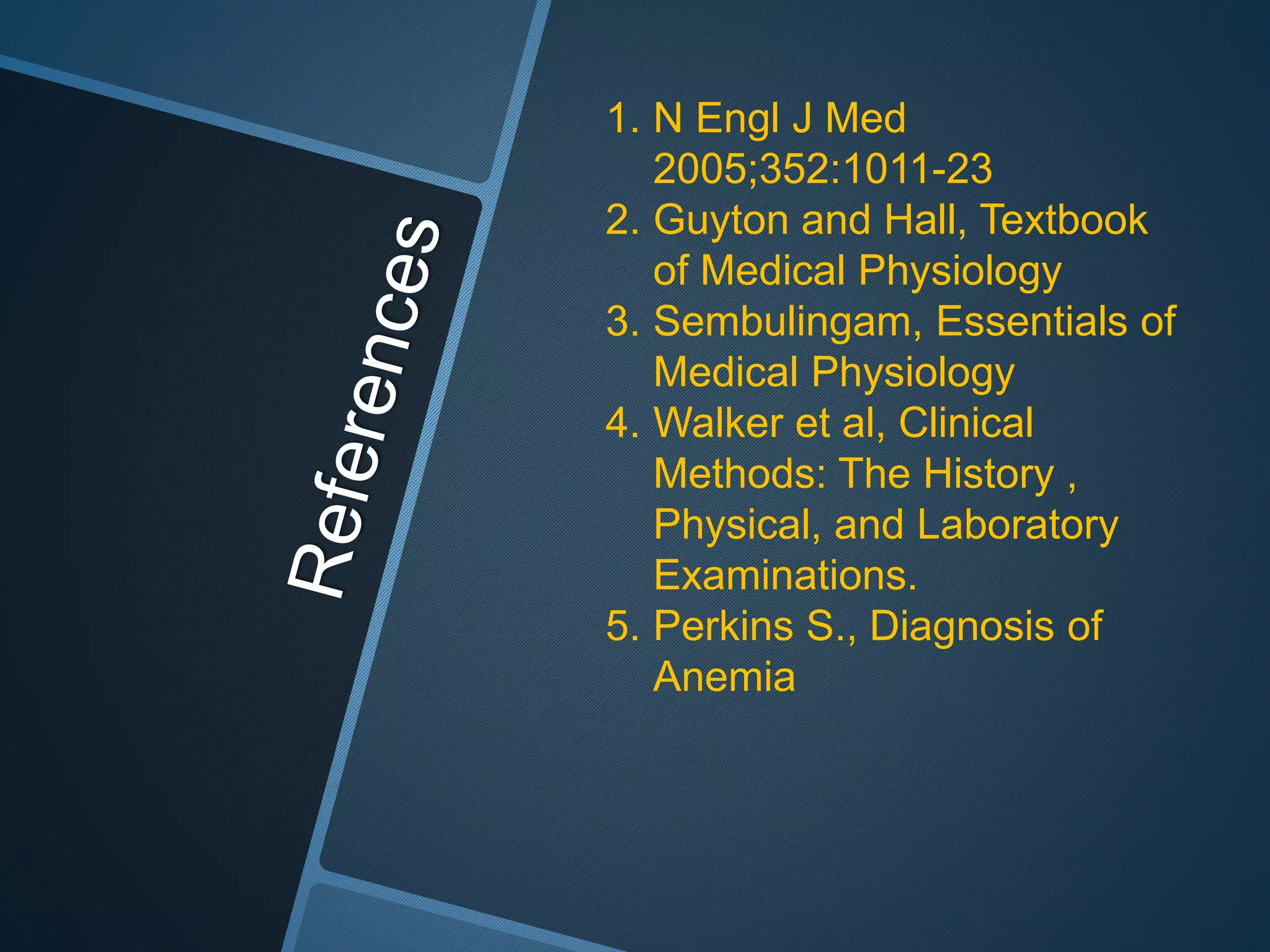 RBC Indices and Their Role in Differential Diagnosis of different types of Anemias: A Review | PPTX