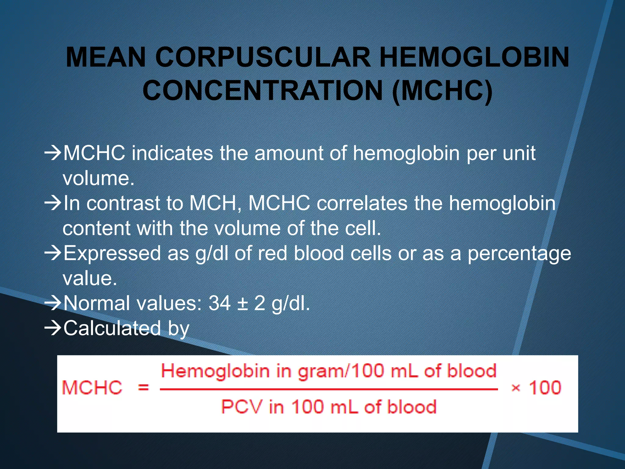 RBC Indices and Their Role in Differential Diagnosis of different types ...