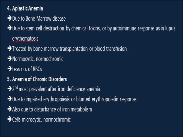 RBC Indices and Their Role in Differential Diagnosis of different types of Anemias: A Review | PPTX
