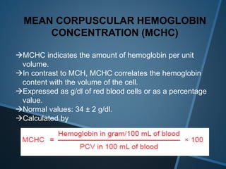 RBC Indices and Their Role in Differential Diagnosis of different types ...