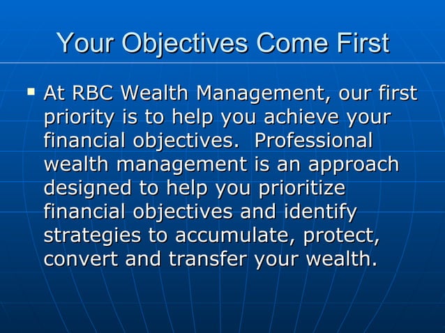 Rbc Wealth Management | PPT