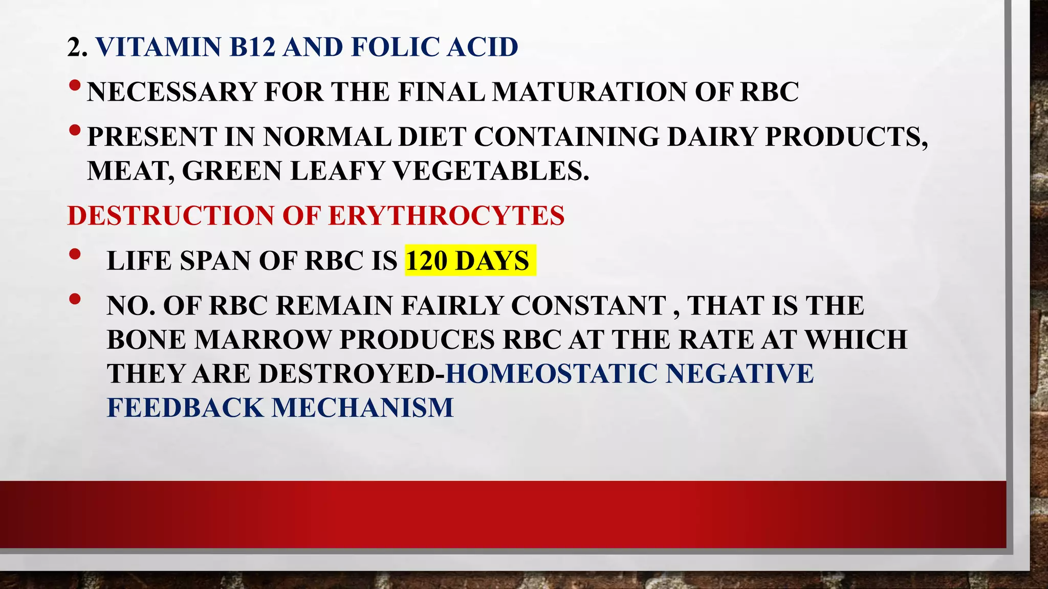 RED BLOOD CORPOSULES(RBC) | PPT