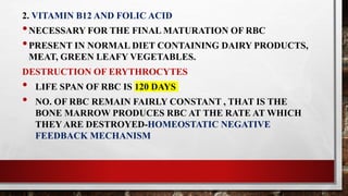 RED BLOOD CORPOSULES(RBC) | PPT