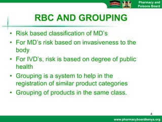 Risk Based Classification of Medical Devices and grouping | PDF