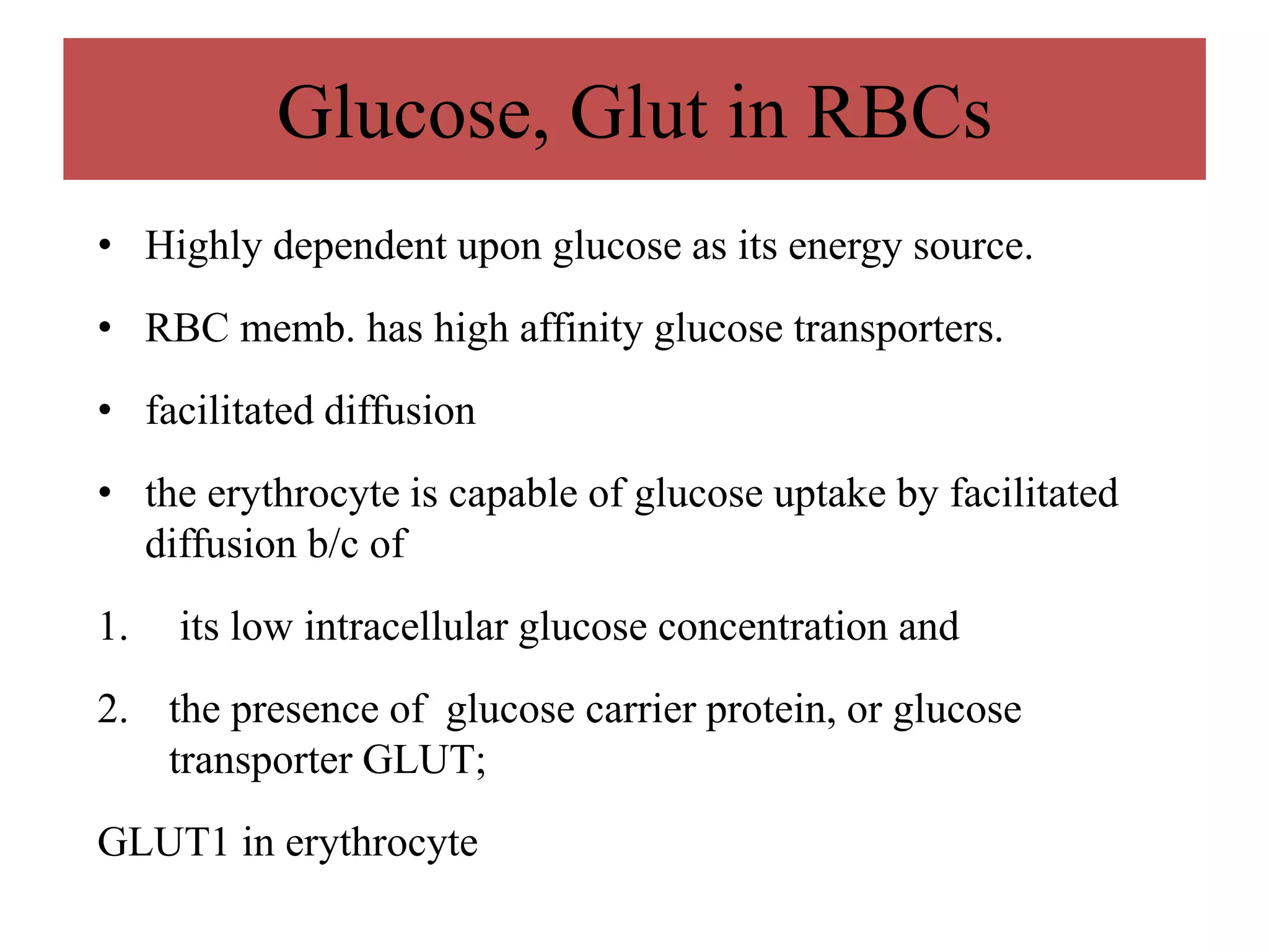 Rbc and wbc metabolism | PDF