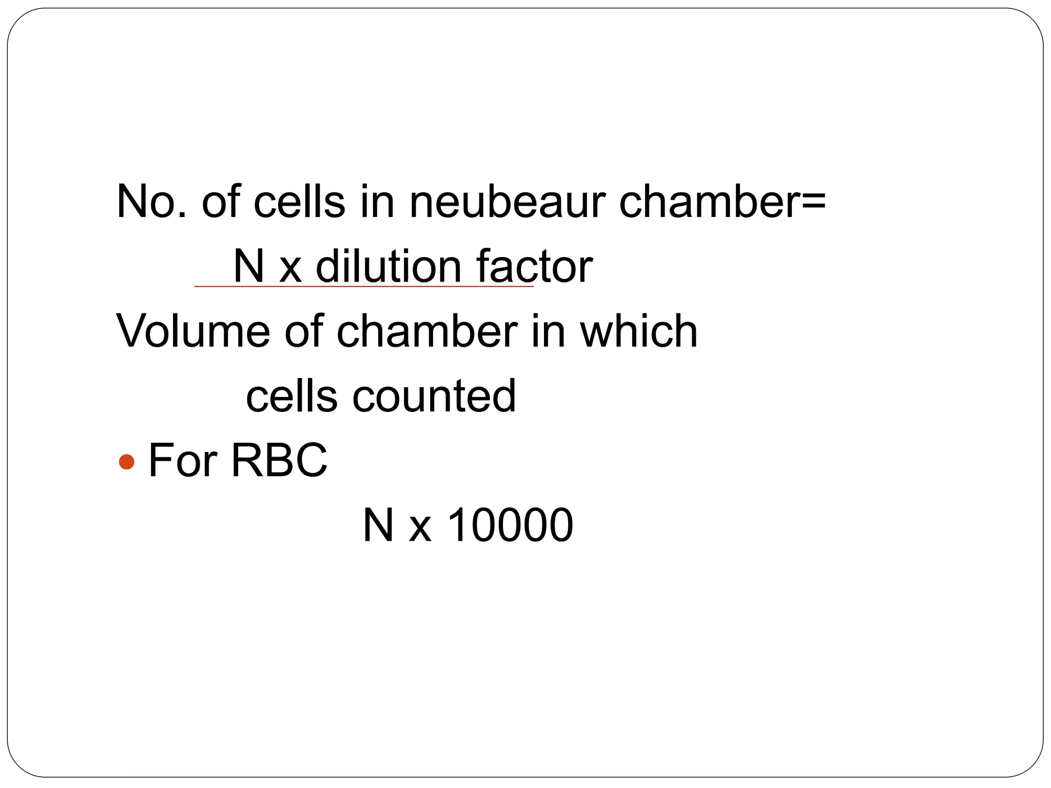 Rbc count | PPTX