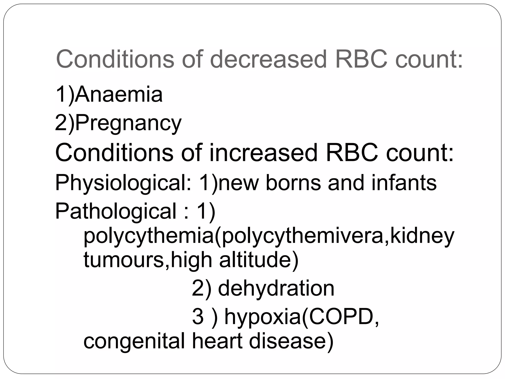 Rbc count | PPTX