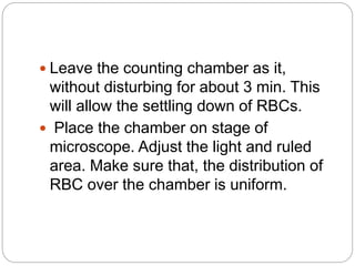 Rbc count | PPTX