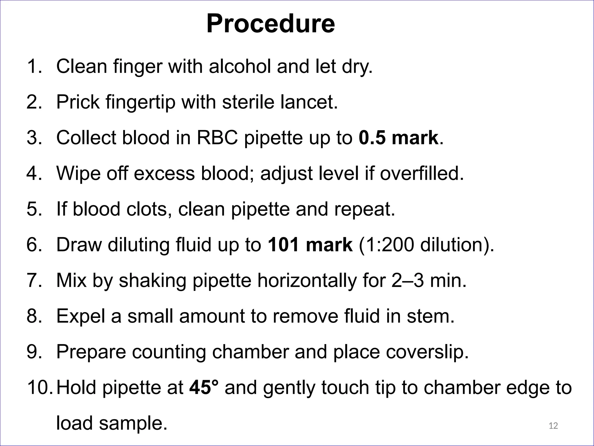 RBC_Count.pptx for teaching undergraduate | PPTX