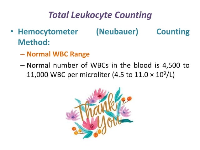RBC count and WBC count | PPTX | Blood Disorders | Diseases and Conditions