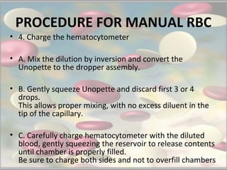Rbc counting unopette | PPT