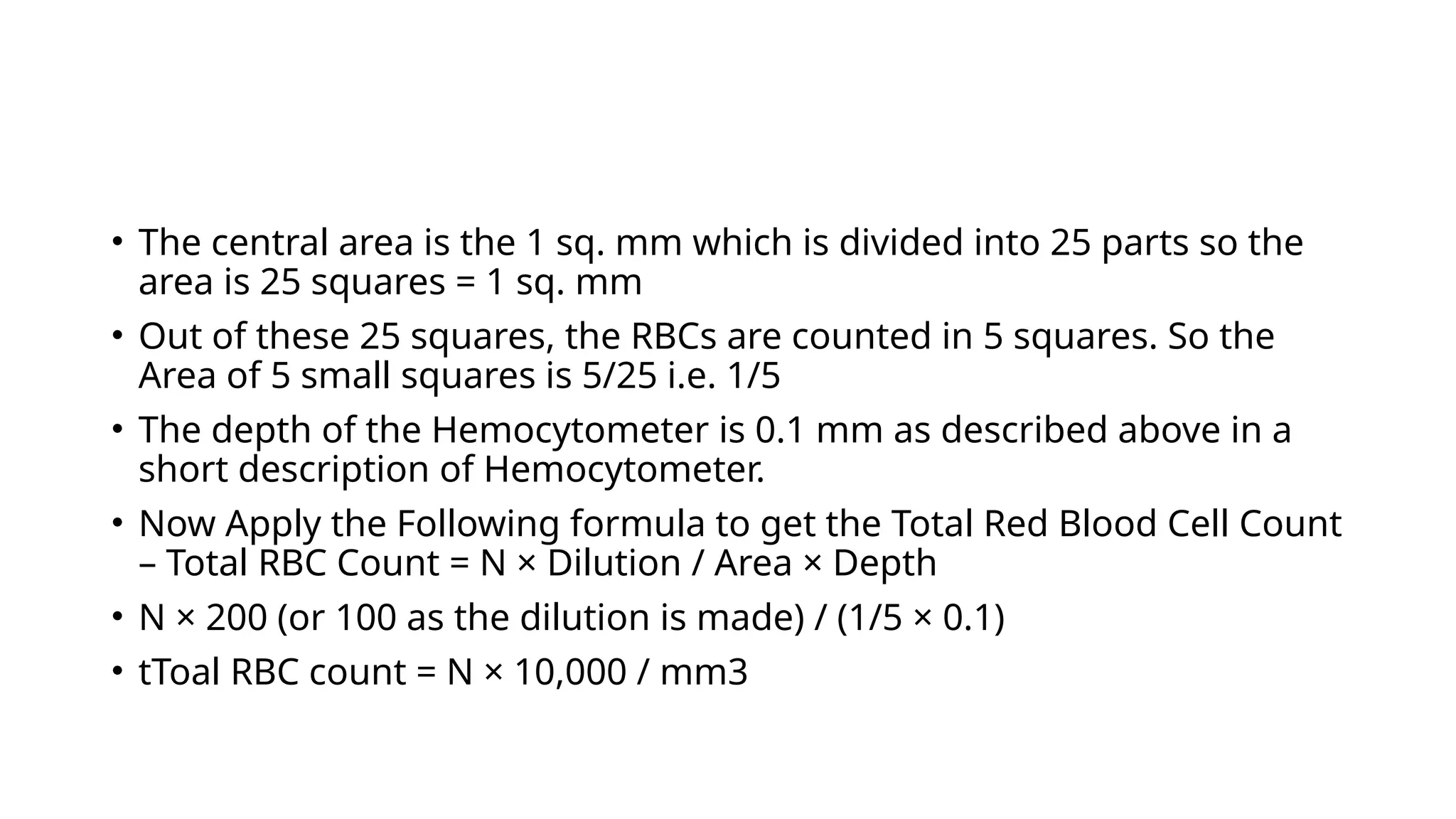 RBC COUNT USING HEMOCYTOMETER.pptx presenting by dr Sangeeta swat | PPTX