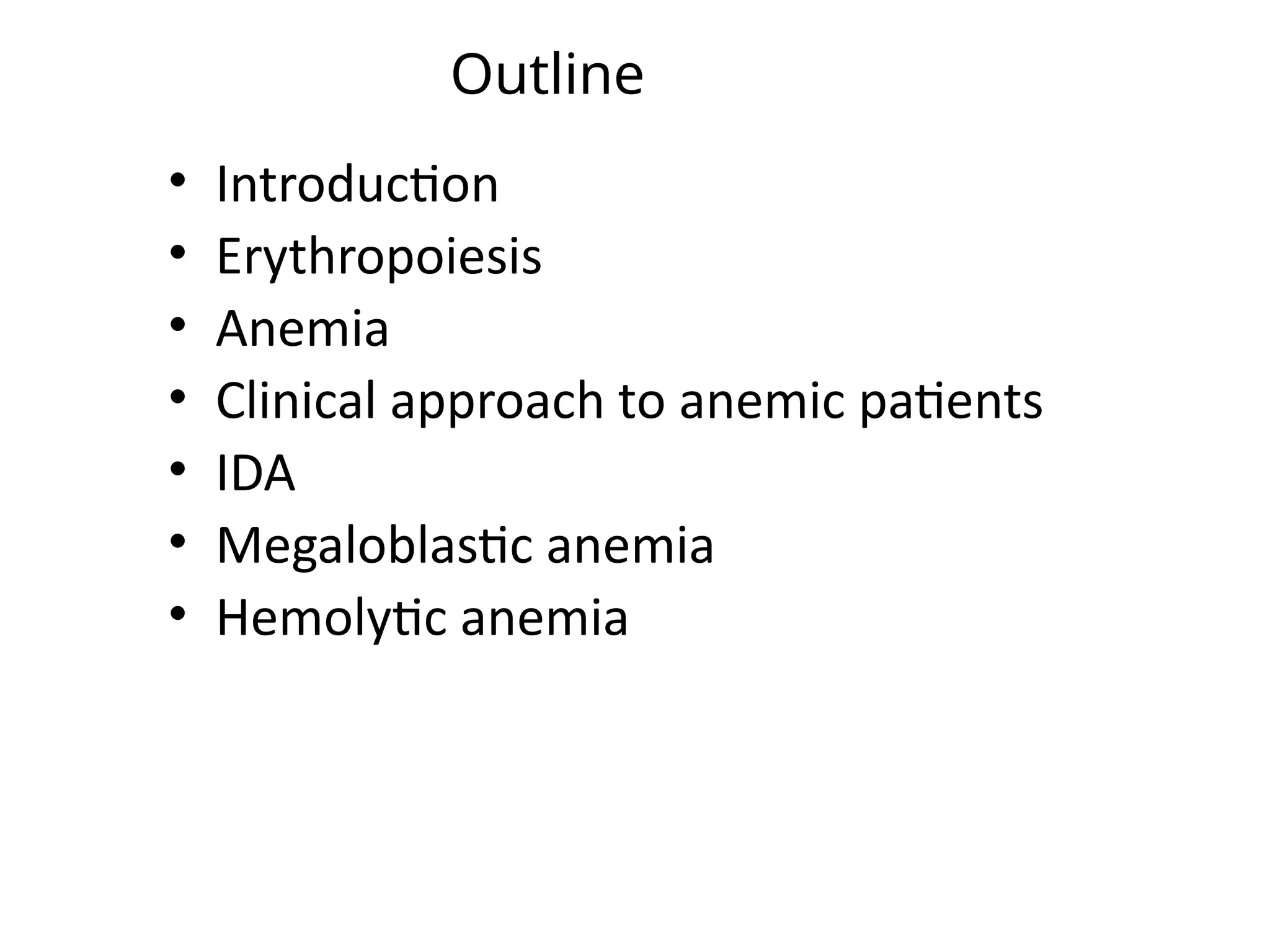 Approach to RBC disorders, anemia microcytic | PPT