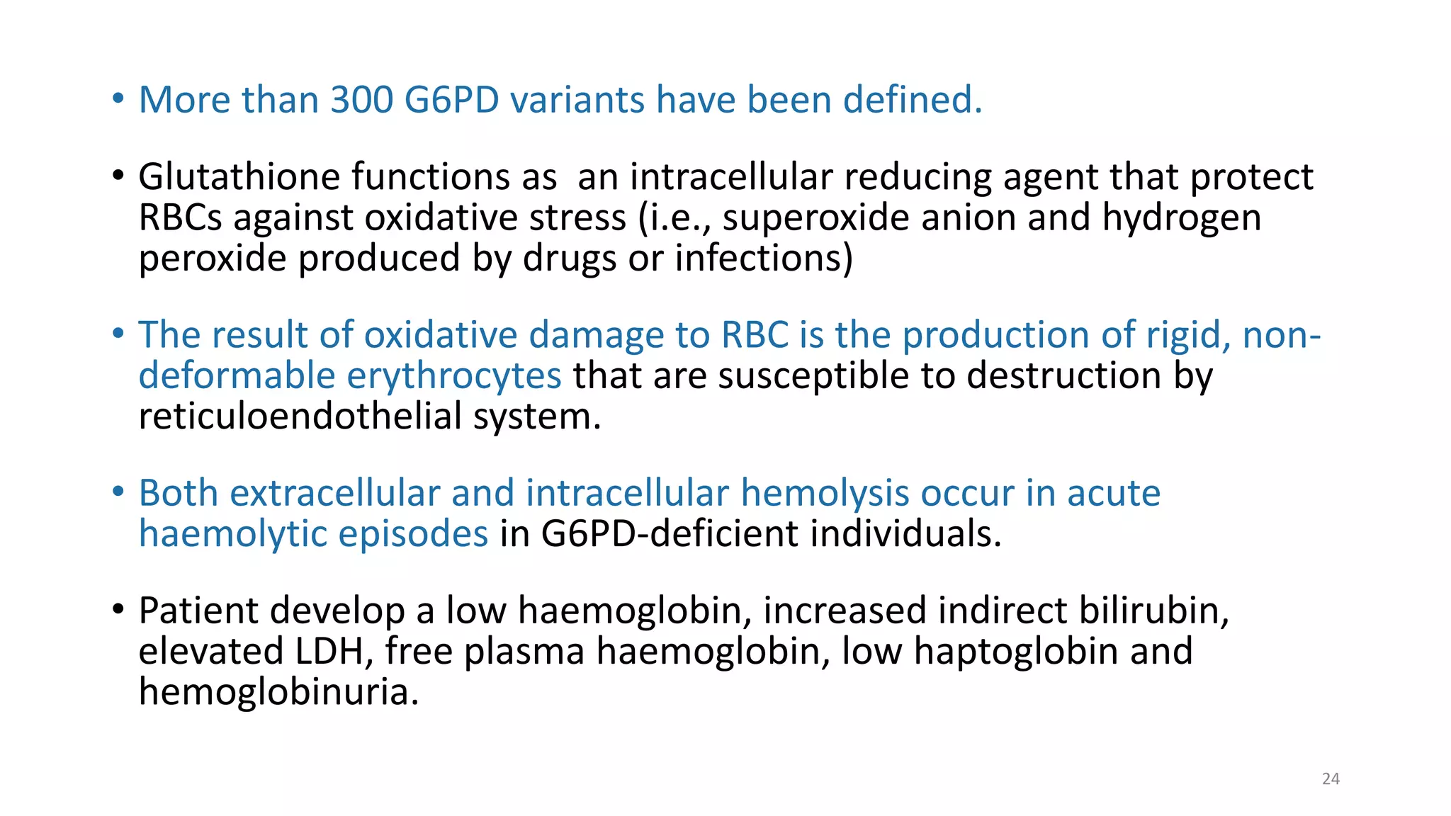 Metabolism of RBC and RBC Enzymopathies | PPTX