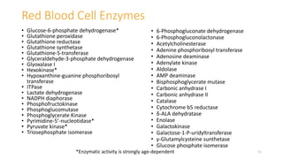 Metabolism of RBC and RBC Enzymopathies | PPTX
