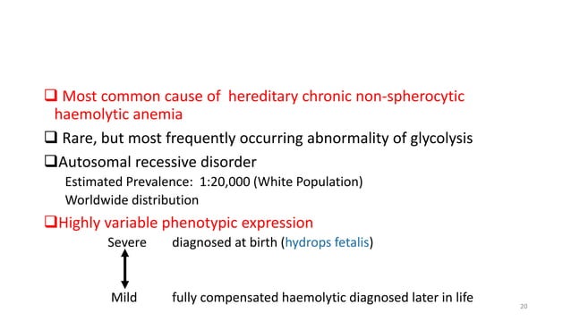 Metabolism of RBC and RBC Enzymopathies | PPTX | Blood Disorders ...