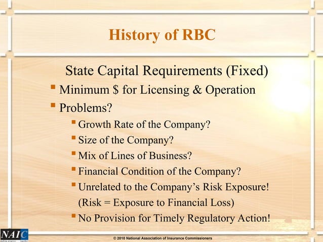 RBC_History (1).ppt - Risk Based Capital | PPT | Business Accounting ...