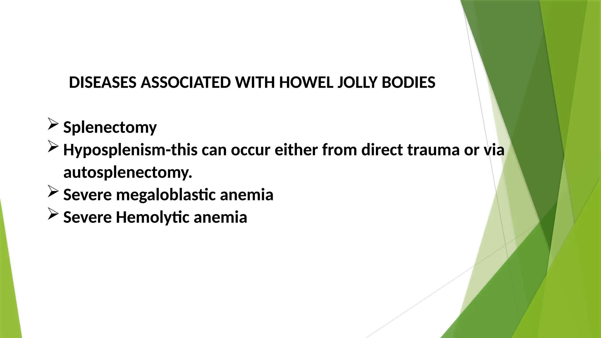 RBC inclusion bodies. pptx | PPTX