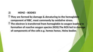 RBC inclusion bodies. pptx | PPTX