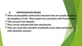 RBC inclusion bodies. pptx | PPTX